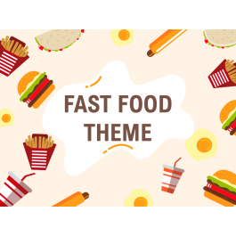 Free Fast Food Presentation Theme For PowerPoint And Google Slides