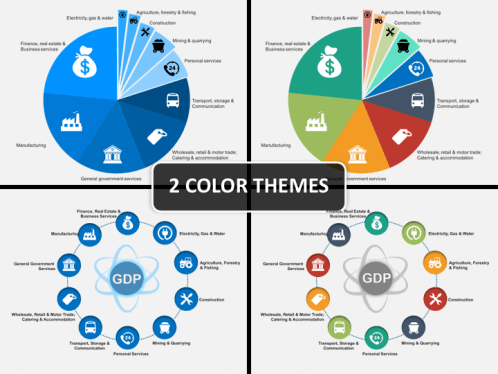 Gross Domestic Product (GDP) PowerPoint Template | SketchBubble