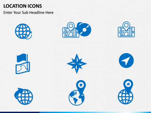 Location Icons PowerPoint | SketchBubble