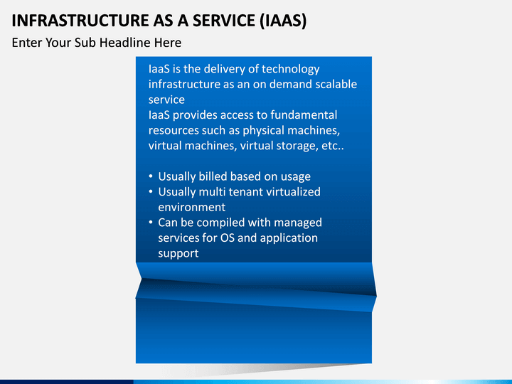 Infrastructure as a Service (IaaS) PowerPoint Template | SketchBubble