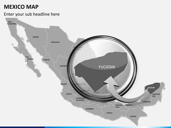 PowerPoint Mexico Map | SketchBubble