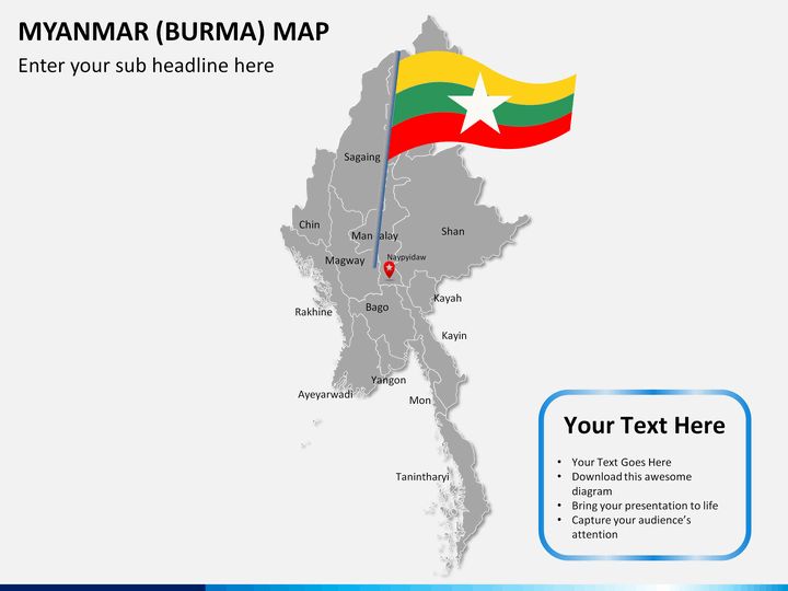 Myanmar Map PowerPoint | SketchBubble