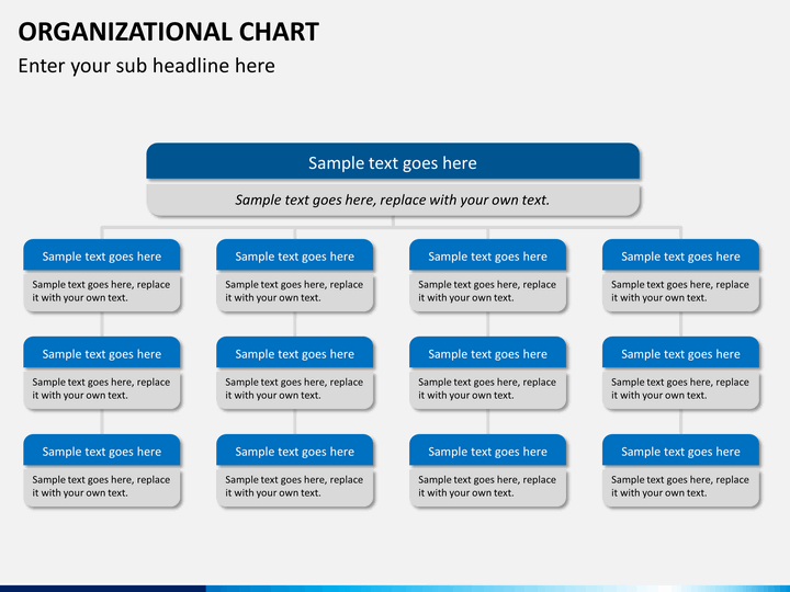 Organization Chart PowerPoint Template | SketchBubble