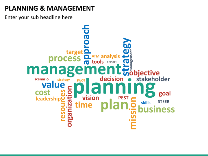 Planning and Management PowerPoint Template | SketchBubble