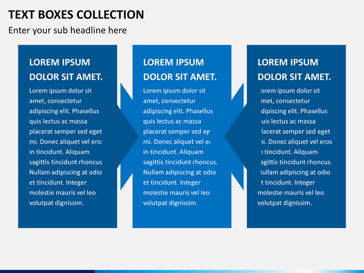 PowerPoint Text Boxes Collection | SketchBubble