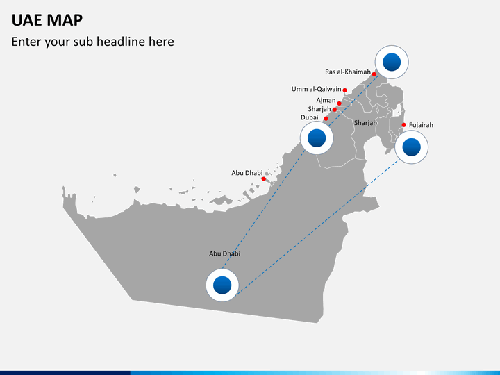 UAE Map PowerPoint | SketchBubble
