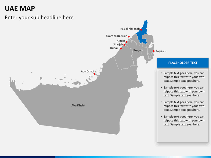 UAE Map PowerPoint | SketchBubble