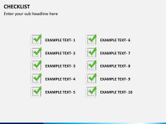 Checklist PowerPoint Template | SketchBubble