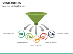 Funnel Sorting PowerPoint Template | SketchBubble