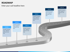 Roadmap PowerPoint Template | SketchBubble