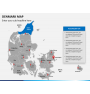Denmark Map PowerPoint | SketchBubble