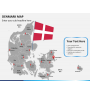 Denmark Map PowerPoint | SketchBubble
