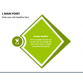 1 Main Point PowerPoint Template - PPT Slides