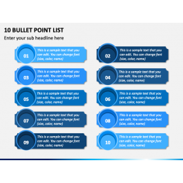 10 Bullet Point List PowerPoint Template and Google Slides Theme