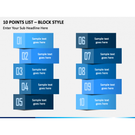 Free 10 Points List for PowerPoint and Google Slides - PPT Slides