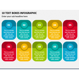 Free 10 Text Boxes PowerPoint Template & Google Slides