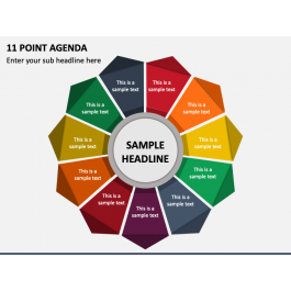 11 Point Agenda PowerPoint Template and Google Slides Theme