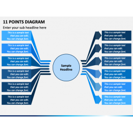 11 Points Diagram PowerPoint Presentation Slides - PPT Template