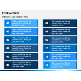 12 Principles PowerPoint Template and Google Slides Theme