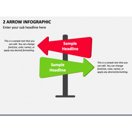 2 Arrow Infographic PowerPoint Template and Google Slides Theme