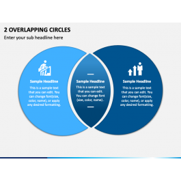 2 Overlapping Circles PowerPoint Presentation Slides - PPT Template