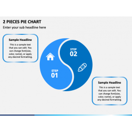 2 Pieces Pie Chart PowerPoint Presentation Slides - PPT Template