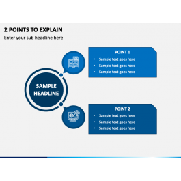 2 Points To Explain PowerPoint Template - PPT Slides