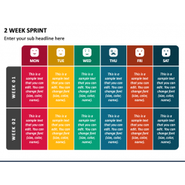 2 Week Sprint PowerPoint and Google Slides Template - PPT Slides