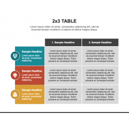 2x3 Table for PowerPoint and Google Slides - PPT Slides