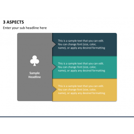 3 Aspects PowerPoint Template - PPT Slides