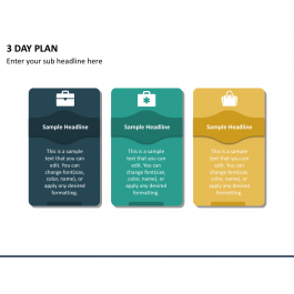 3 Day Plan PowerPoint Template - PPT Slides