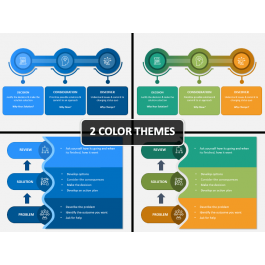 3 Step Decision Making PowerPoint and Google Slides Template - PPT Slides