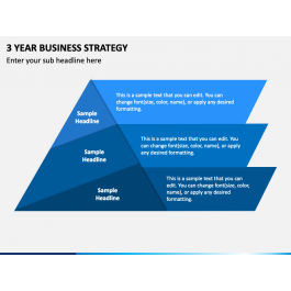 3 Year Business Strategy PowerPoint Presentation Slides - PPT Template