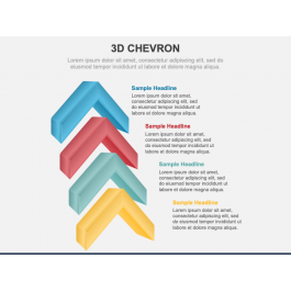 3D Chevron for PowerPoint and Google Slides - PPT Slides
