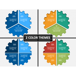 3D Gear Diagram PowerPoint and Google Slides Template - PPT Slides