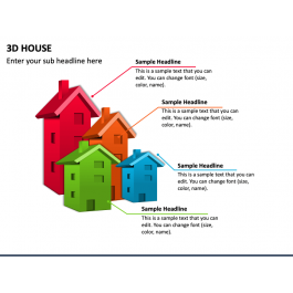 3D House for PowerPoint and Google Slides - PPT Slides