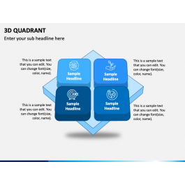 3d Quadrant PowerPoint Template - PPT Slides