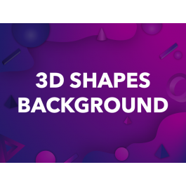 Free - 3D Shapes Background Presentation for PowerPoint and Google Slides