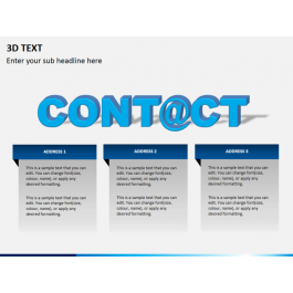 3D Text for PowerPoint - PPT Slides