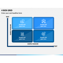 4 Box Grid PowerPoint Template - PPT Slides