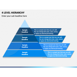 4 Level Hierarchy PowerPoint Presentation Slides - PPT Template
