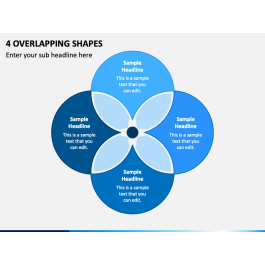 4 Overlapping Shapes PowerPoint Presentation Slides - PPT Template