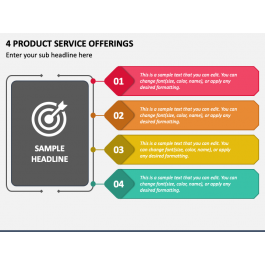 4 Product Service Offerings PowerPoint Template and Google Slides Theme