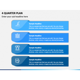 4 Quarter Plan PowerPoint Presentation Slides - PPT Template