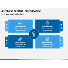 4 Segment Rectangle Infographic PowerPoint Presentation Slides - PPT ...
