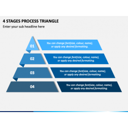 4 Stages Process Triangle PowerPoint Presentation Slides - PPT Template