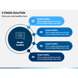 4 Stages Solution PowerPoint Presentation Slides - PPT Template