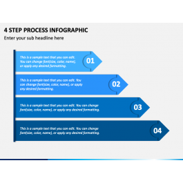 4 Step Process Infographic PowerPoint Presentation Slides - PPT Template
