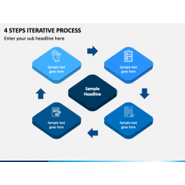 4 Steps Iterative Process PowerPoint Presentation Slides - PPT Template