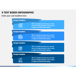 4 Text Boxes Infographic PowerPoint Presentation Slides - PPT Template